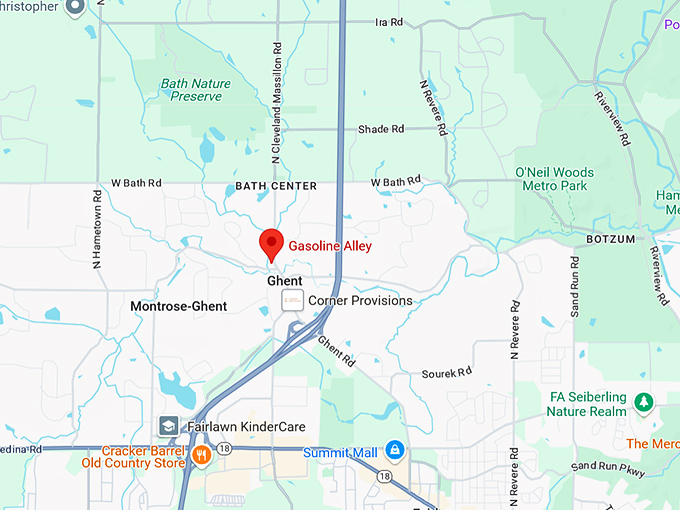 16. gasoline alley map
