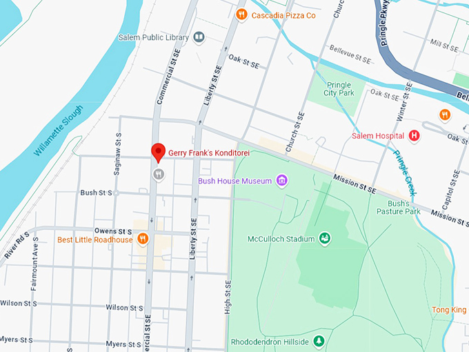 16. gerry frank's konditorei map