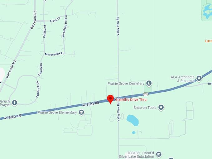 16. gianelli's drive thru map