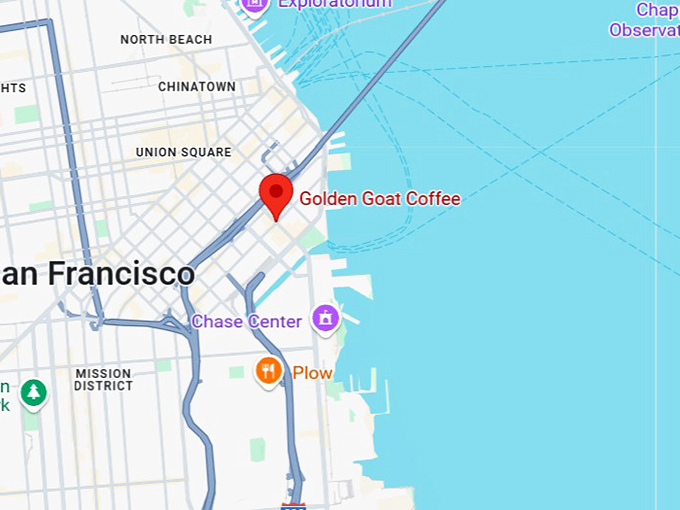 16. golden goat coffee map