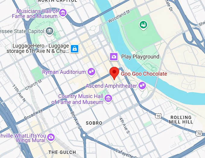 16. goo goo chocolate co map