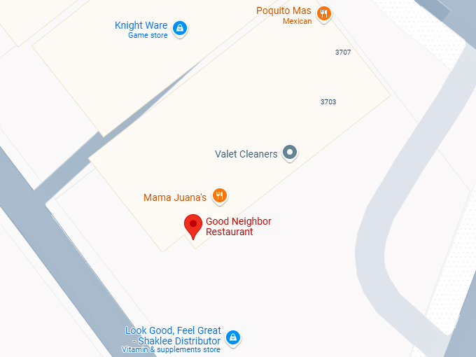 16. good neighbor restaurant map