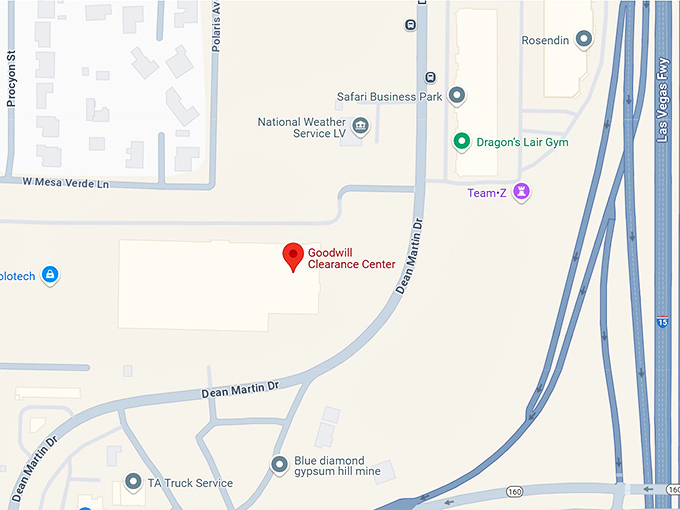 16. goodwill clearance center map