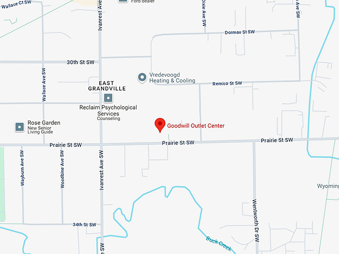 16. goodwill outlet center map
