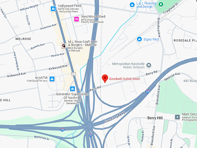 16. goodwill outlet store map