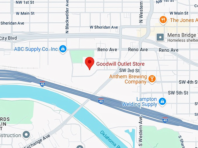 16. goodwill outlet store map