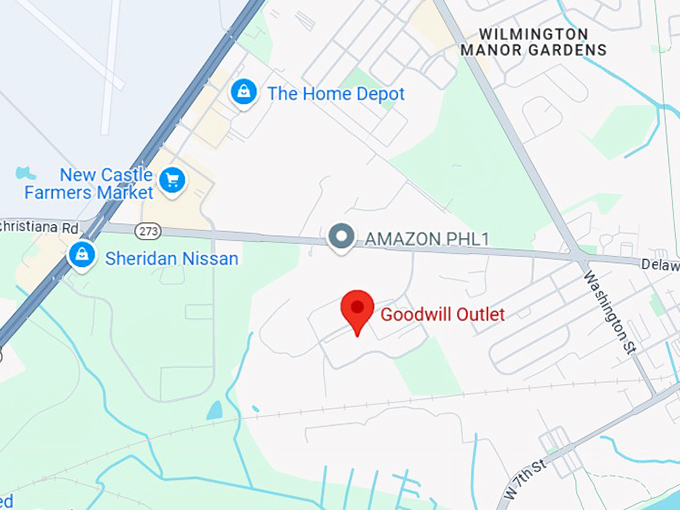 goodwill outlet map