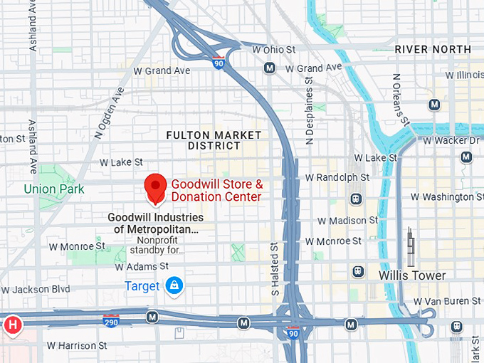 16. goodwill store & donation center map