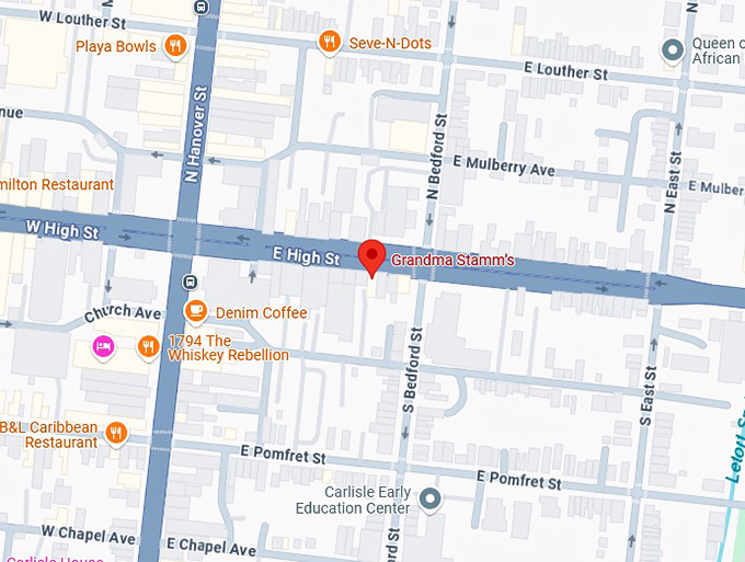 16. grandma stamm’s map