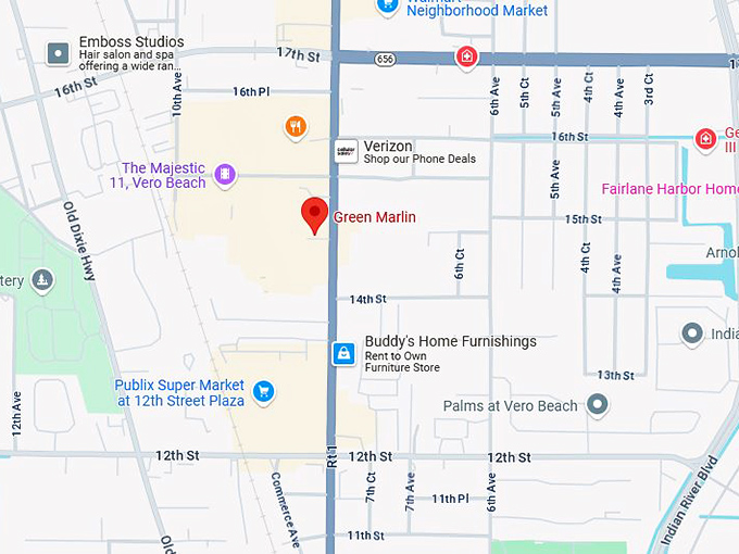 16. green marlin map