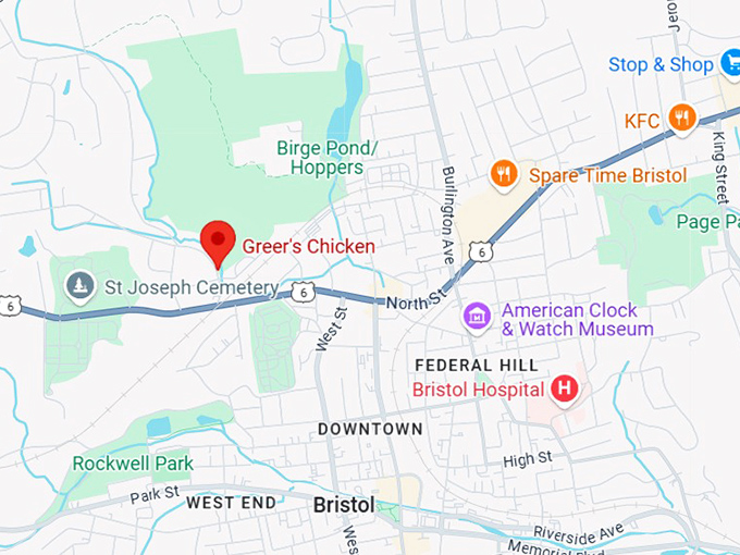 16. greer's chicken map