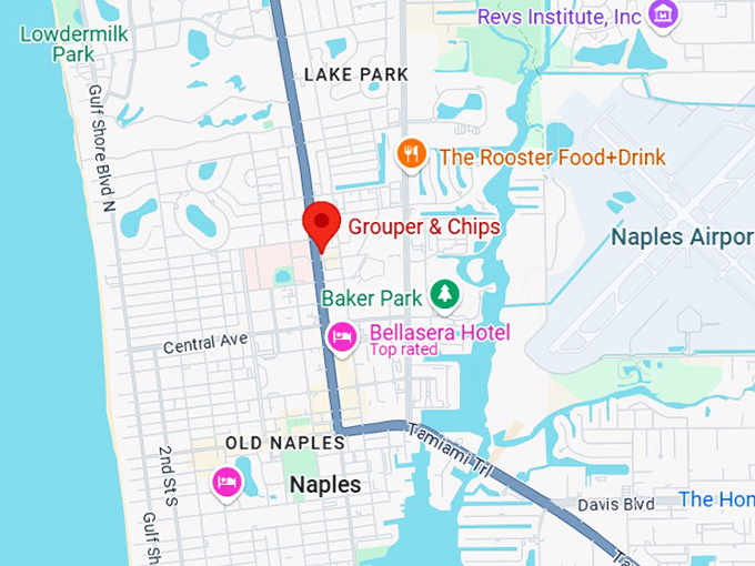 16. grouper & chips map