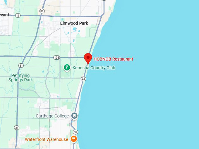 16. hobnob restaurant map