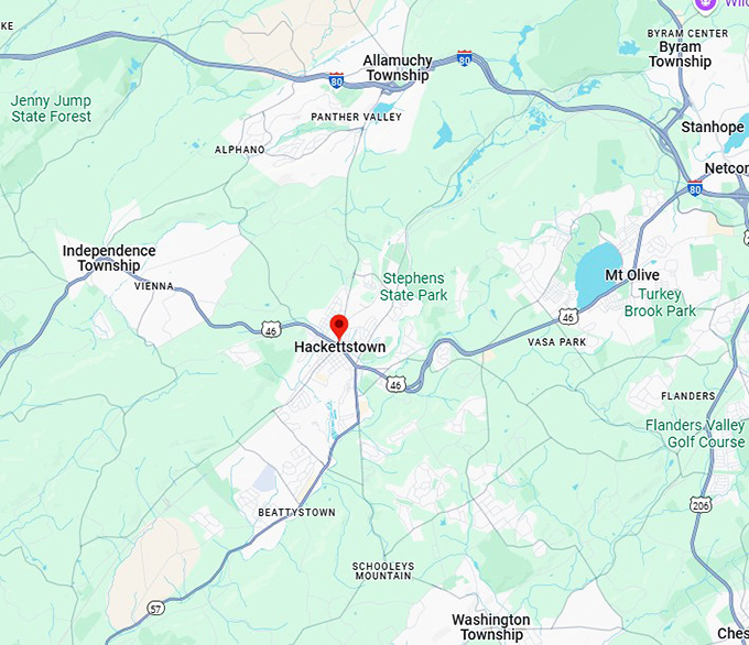 16. hackettstown map