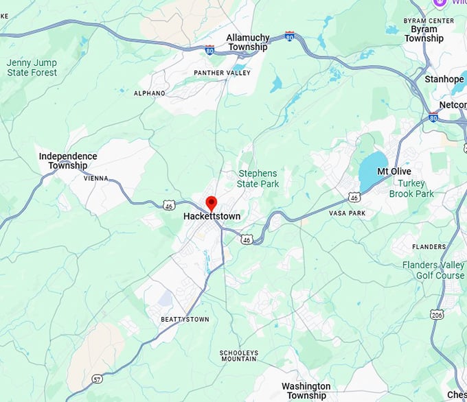 16. hackettstown map