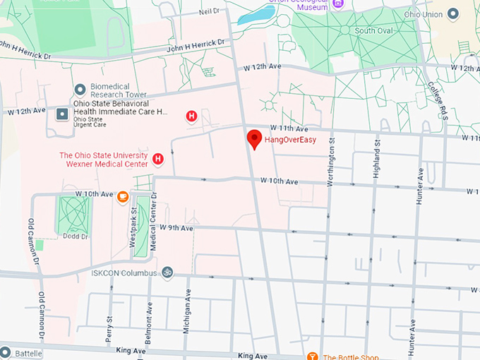 16. hangovereasy map