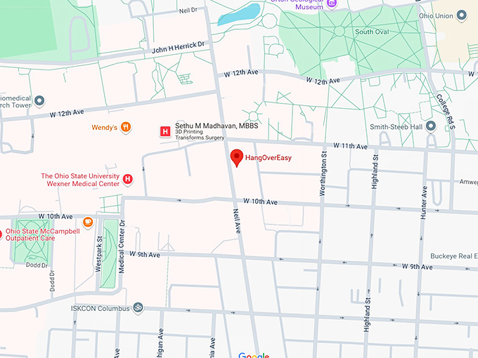 16. hangovereasy map