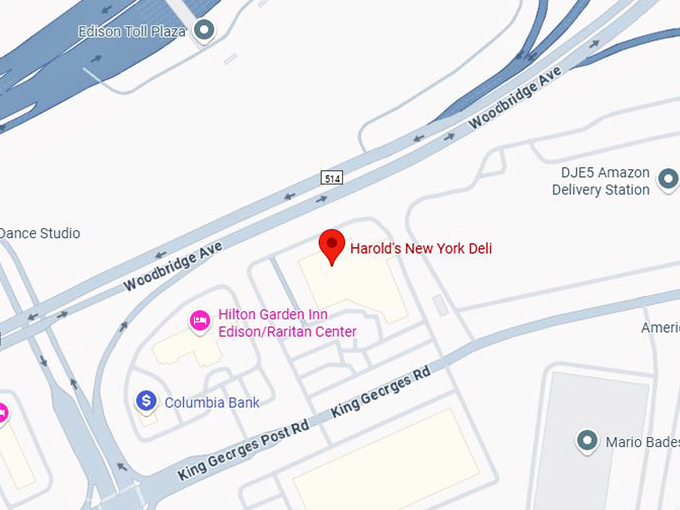 16. harold's new york deli map