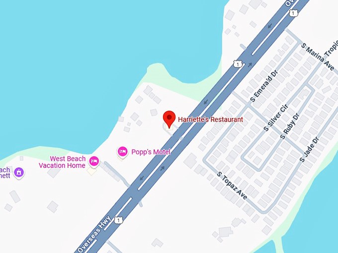 16. harriette's restaurant map