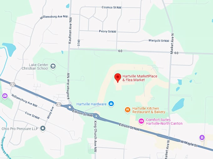 16. hartville marketplace & flea market map