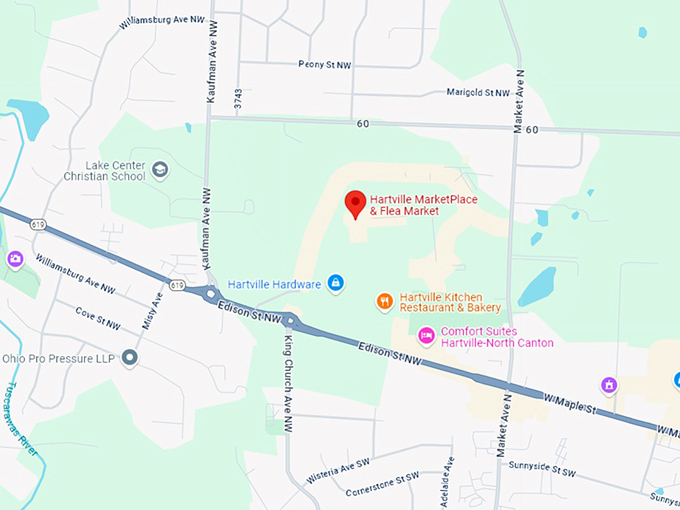 16. hartville marketplace & flea market map