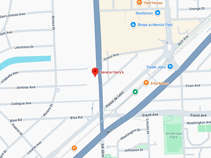 16. havana harry's map