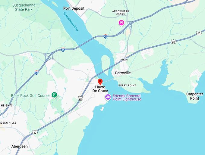 16. havre de grace map