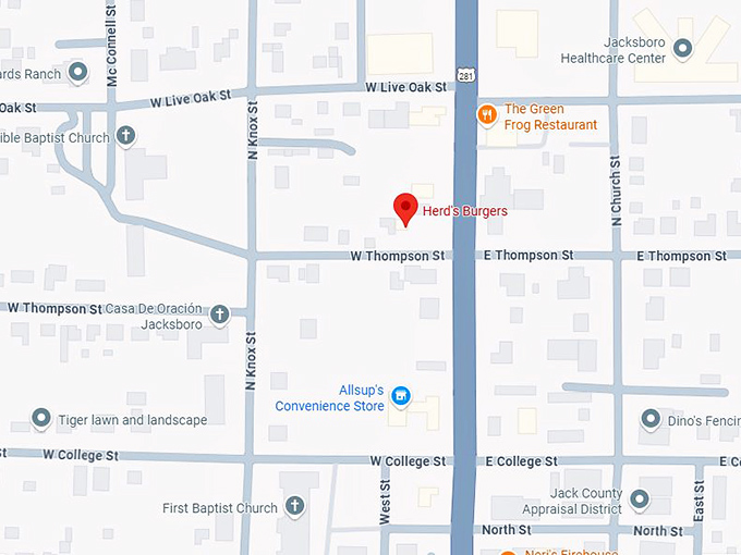 16. herd's burgers map