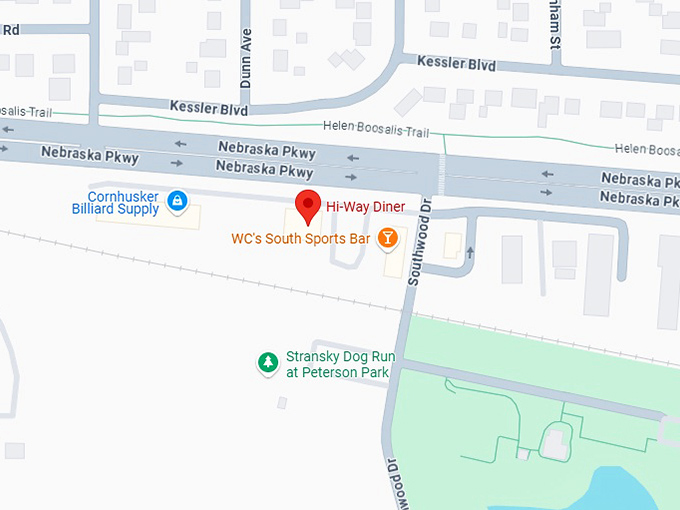 16. hi way diner map