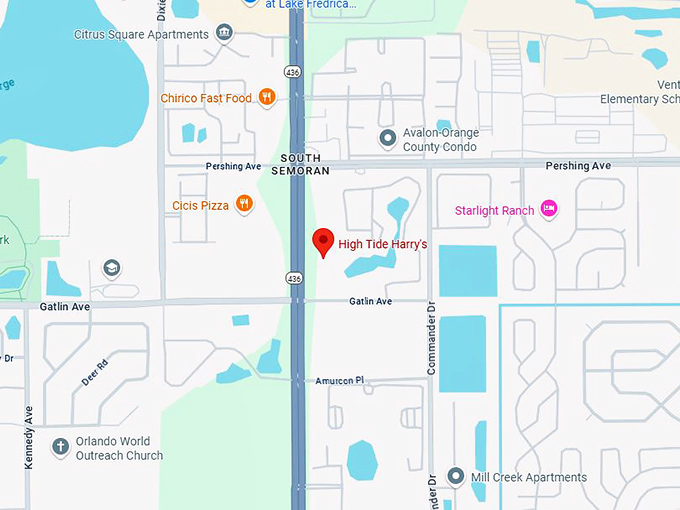 16. high tide harry's map