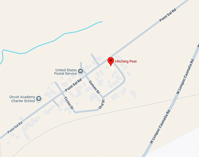 16. hitching post map