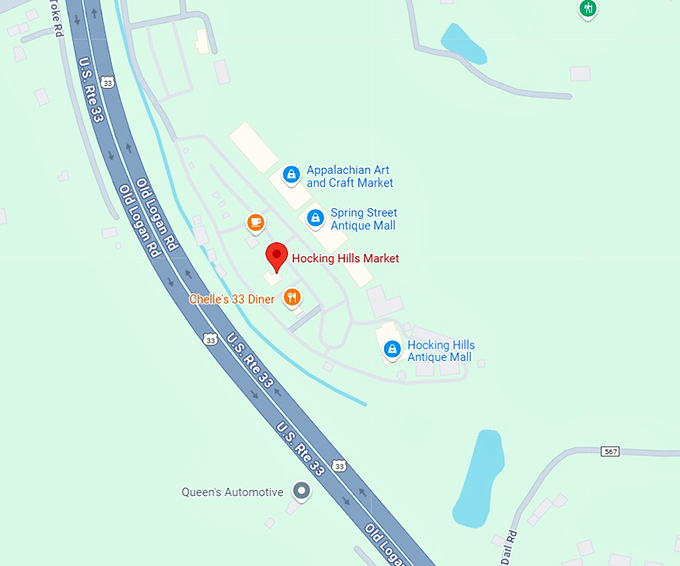 16. hocking hills market map