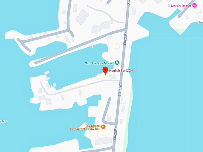 16. hogfish bar & grill map