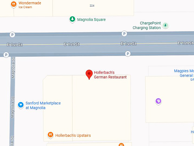 16. hollerbach's german restaurant map