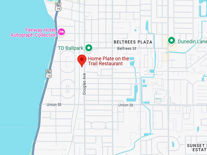 16. home plate on the trail restaurant map