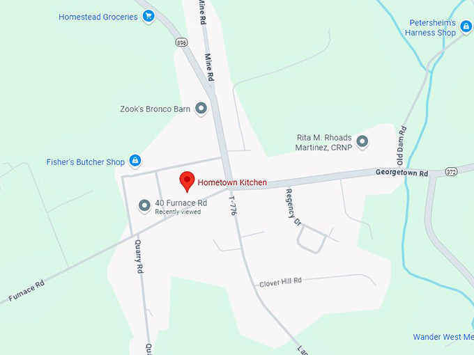 16. hometown kitchen map