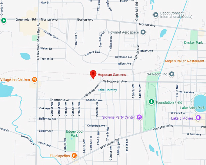 16. hopocan gardens map