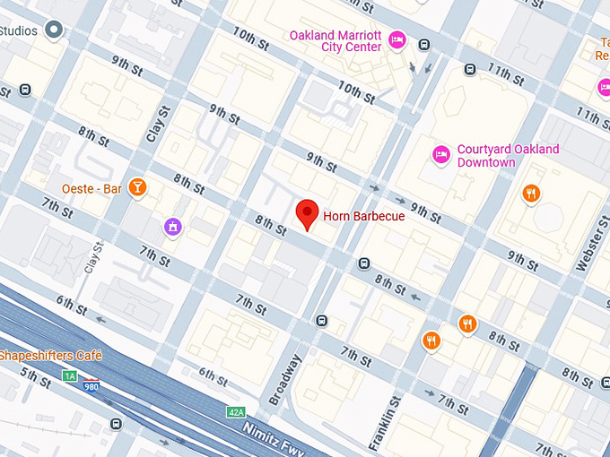 16. horn barbecue map