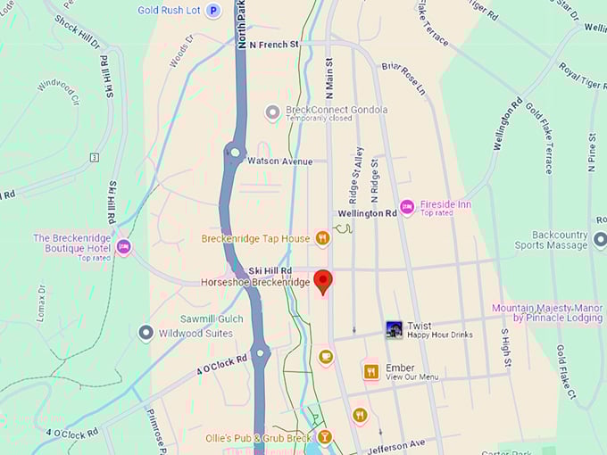 16. horseshoe breckenridge map