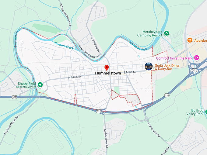 16. hummelstown, pa map