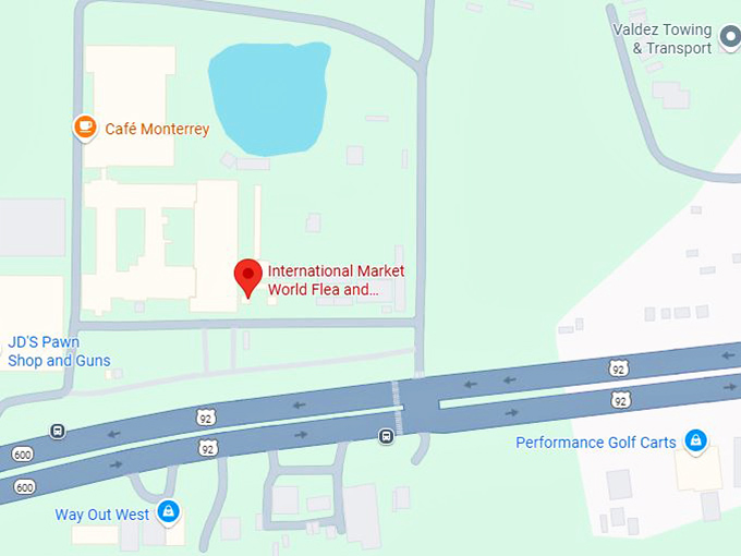 international market world flea and farmers market map