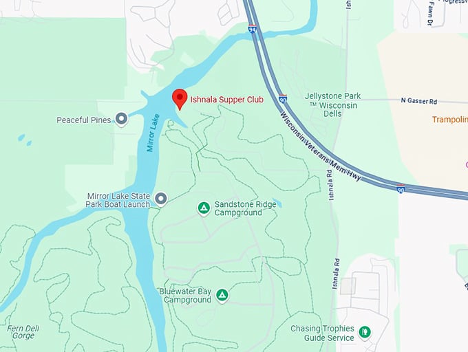 16. ishnala supper club map