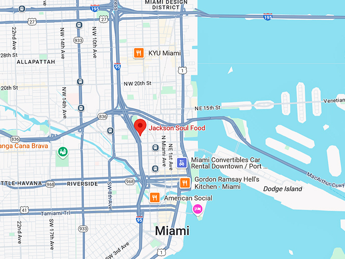 jackson soul food map