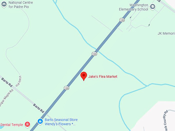 16. jake's flea market map