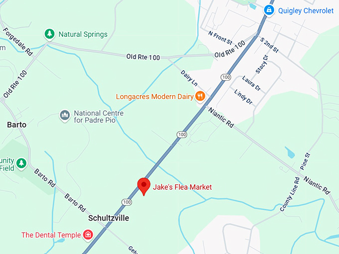 16. jake's flea market map