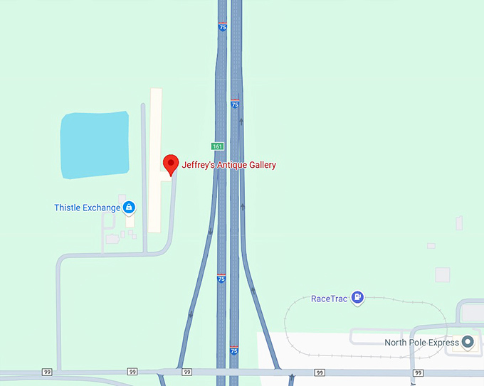 16. jeffrey's antique gallery map