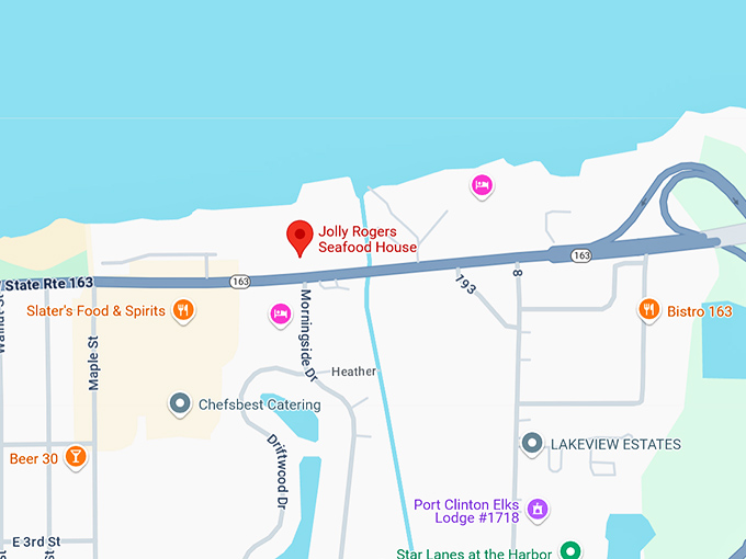 16. jolly rogers seafood house map