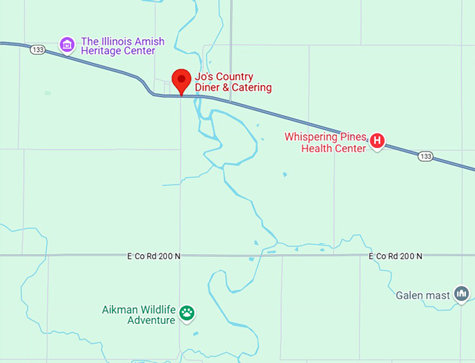 16. jo's country diner & catering map