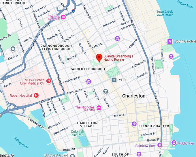 16. juanita greenberg's nacho royale map