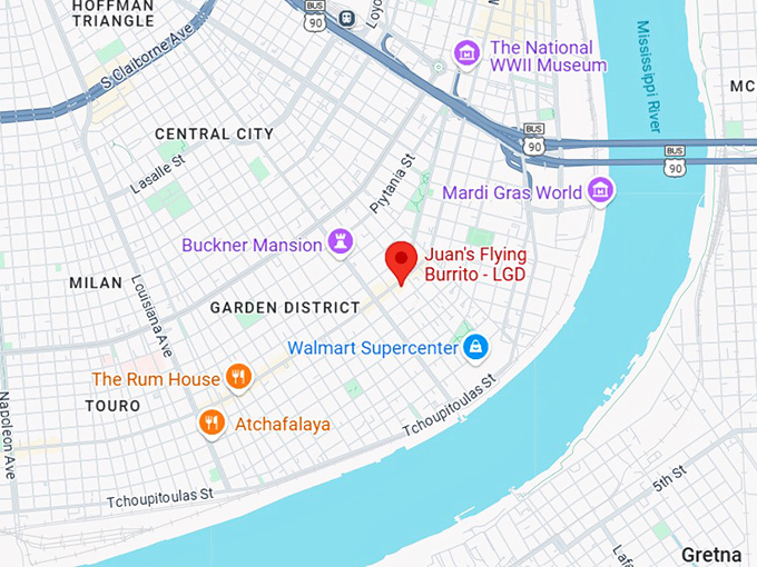 16. juan's flying burrito lgd map